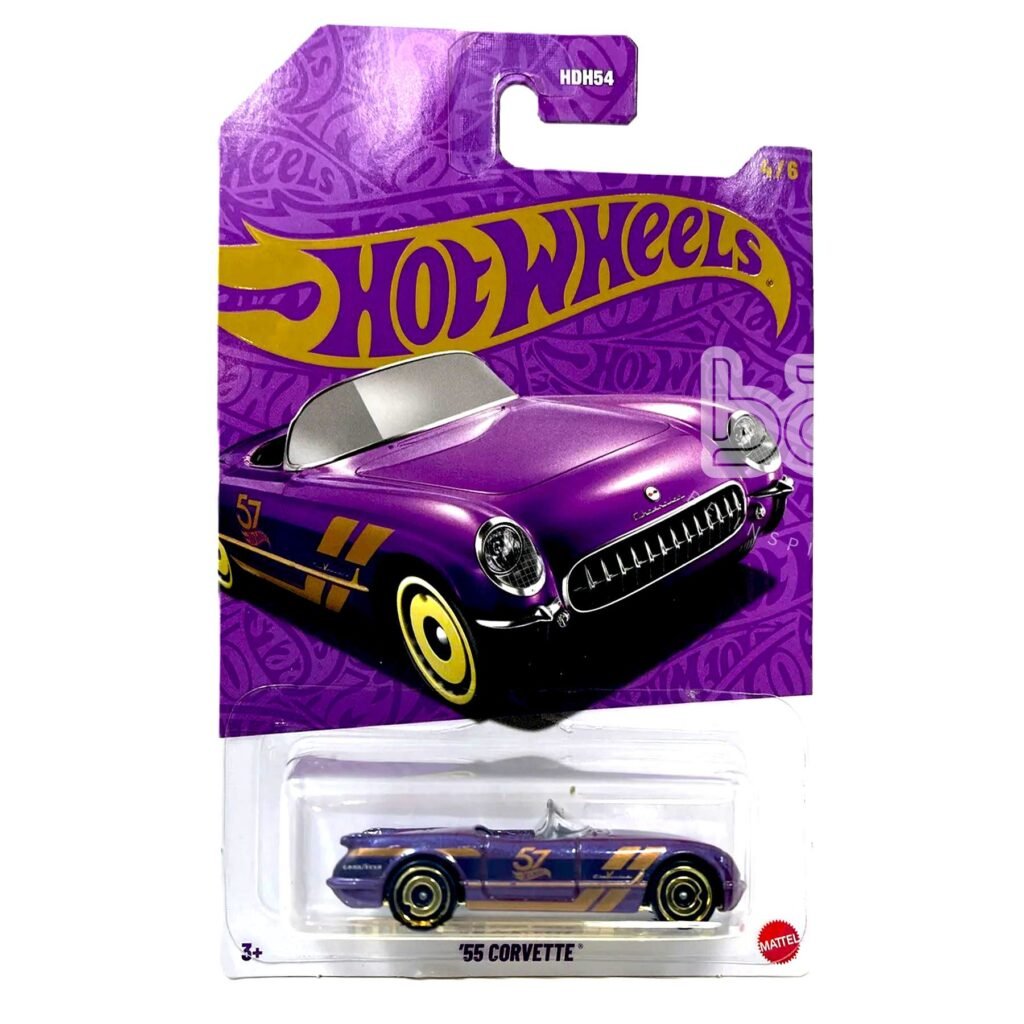 Hot Wheels Exclusive – 55 Corvette- Anniversary Edition - Toy Store