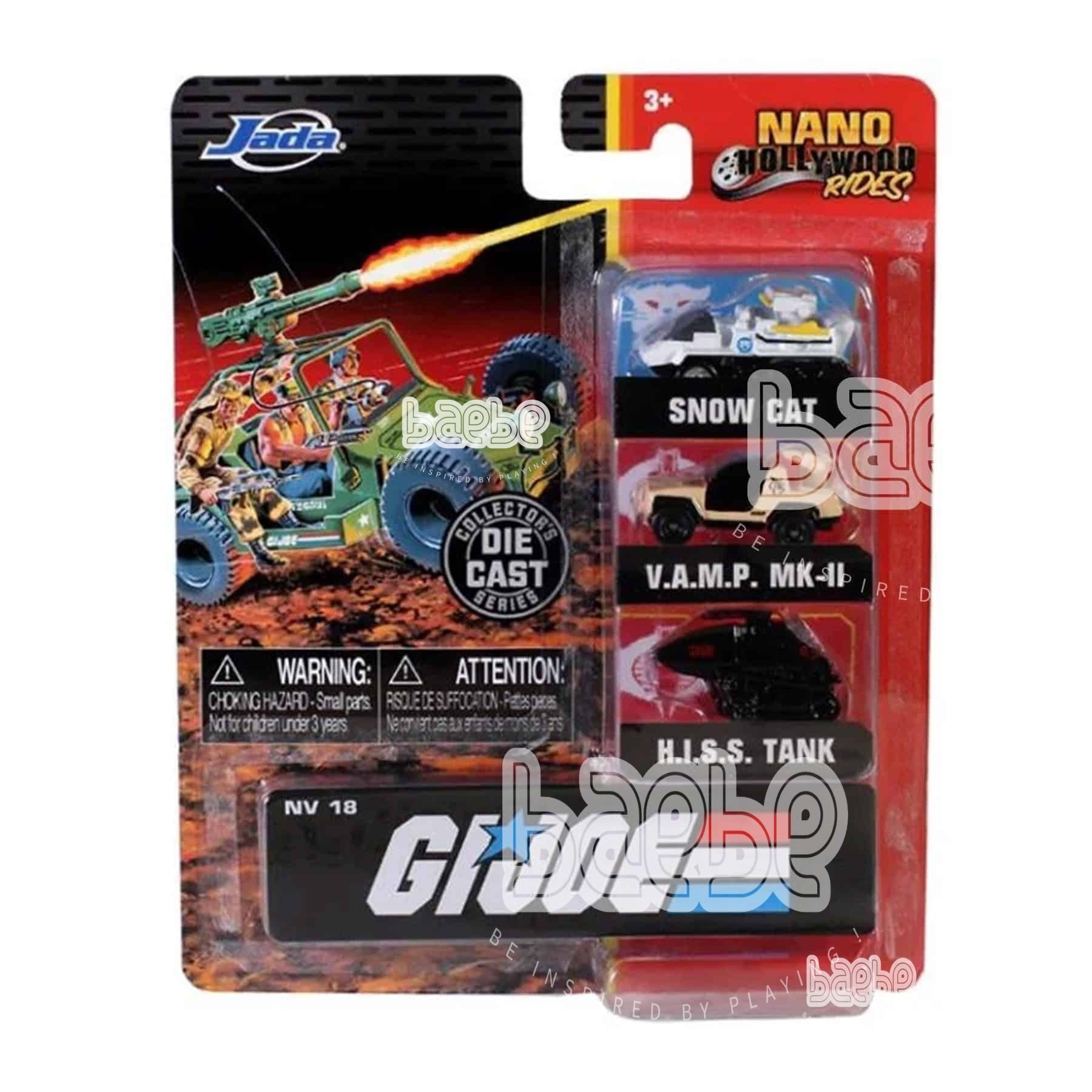 Jada Toys -G.I. Joe Nano Hollywood Rides – Pack of Three • Toy ...