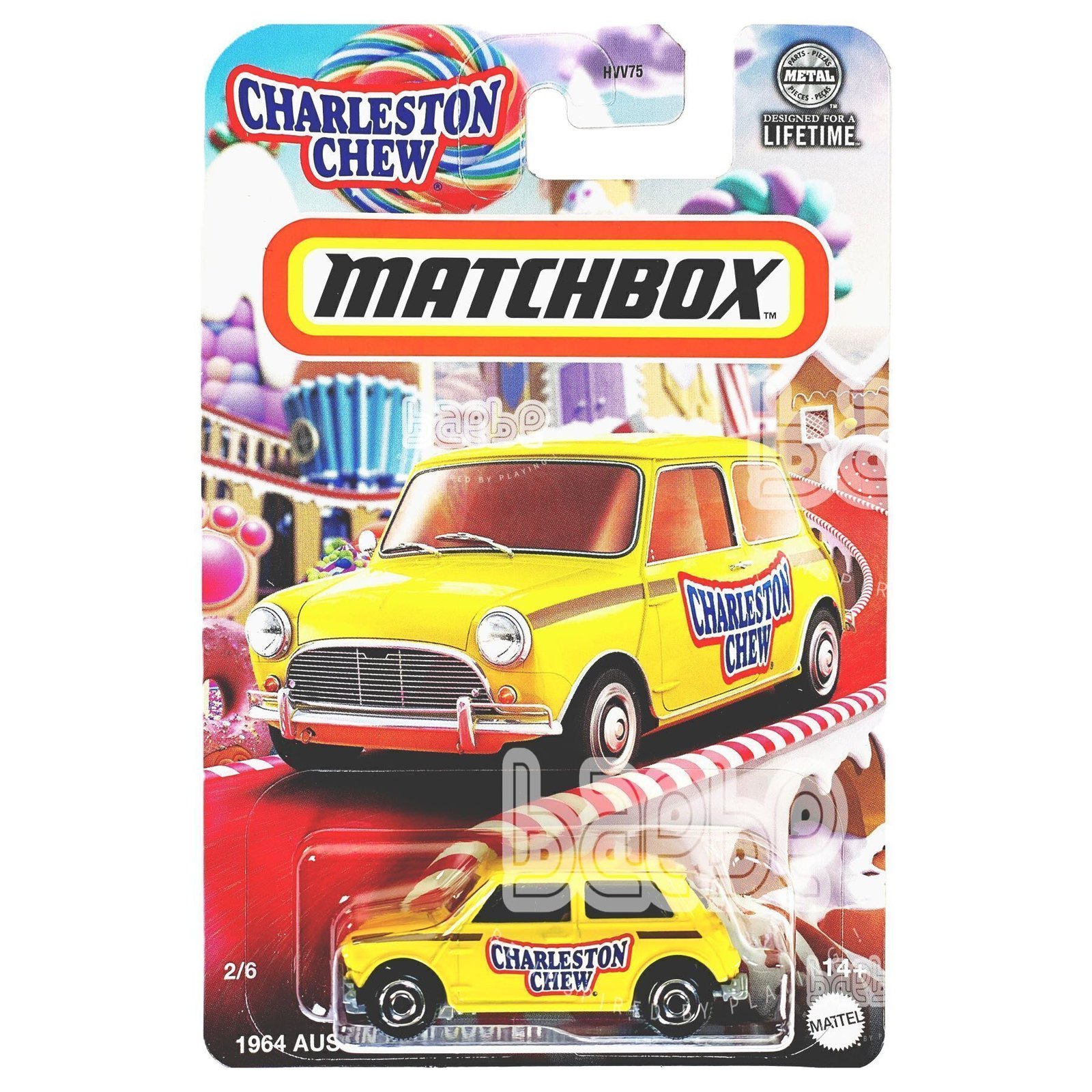 Matchbox Exclusive – 1964 Austin Mini Cooper- Charleston Chew – SKY/STR ...