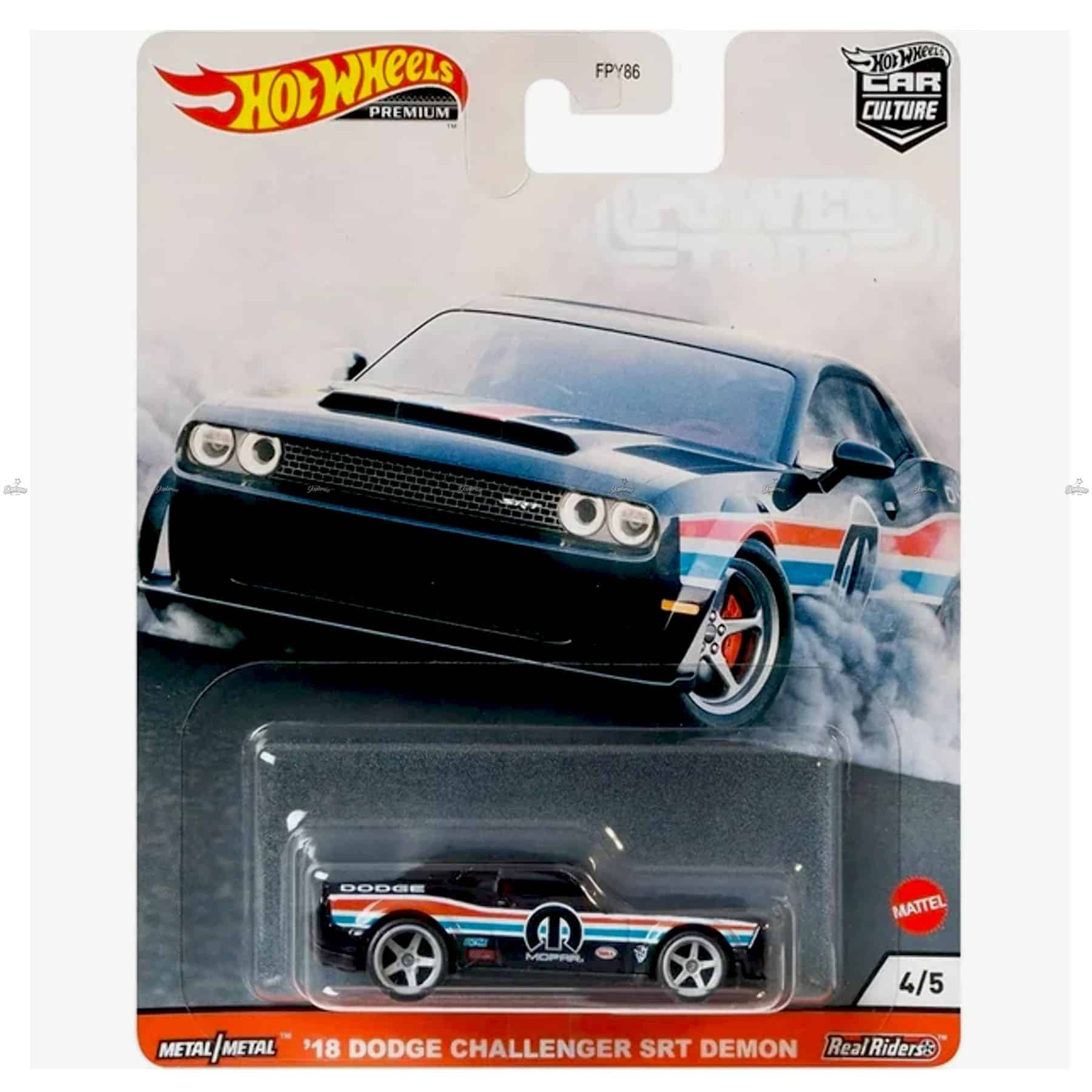Hot Wheels Premium - 18 Dodge Challenger SRT Demon-POWER TRIP | Baebe ...